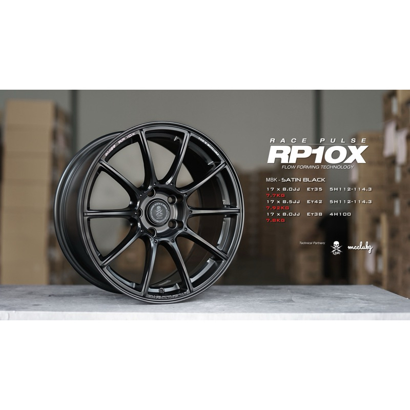 Original Raxer Wheels Racepulse RP10X 17”18”flow forming with multiple spec and 2 finishing with ...