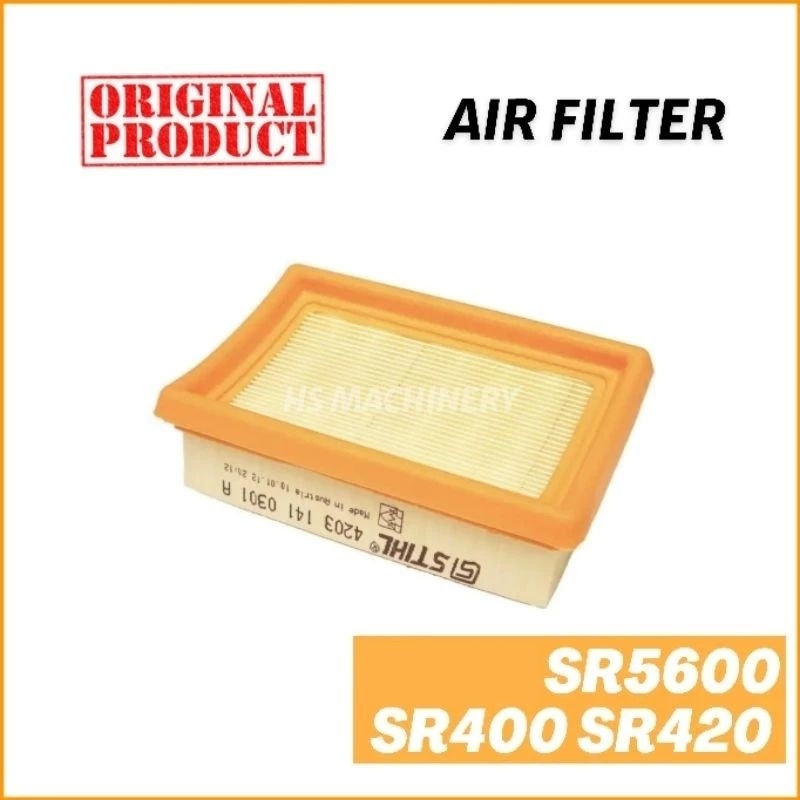 Original SR400 SR420 SR5600 Mistblower Air Filter Penapis Angin Mesin ...