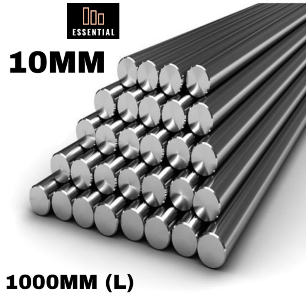 304 Rod Stainless Steel Shaft SS304 Round Bar Besi Tahan Karat 3mm 4mm ...