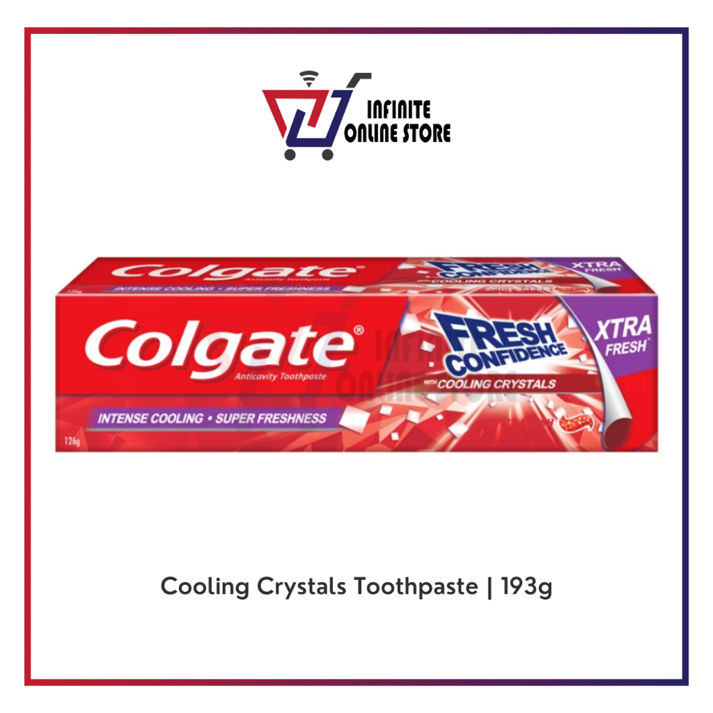 COLGATE Fresh Confidence with Cooling Crystals Spicy Fresh Toothpaste ...