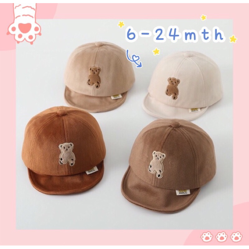 👶Ready Stock👶Baby Hats Baseball Hats Cute Boys Hats 48-52cm | Shopee ...