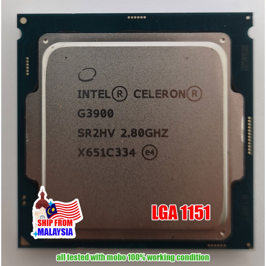 Used Intel® Socket LGA1151 CPU Processor / G3900 / G4400 / G5420 / Barang Terpakai / Local ...
