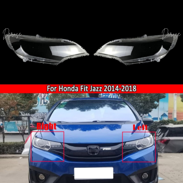 Honda Jazz GK Head Lamp Lens Cover 2014 2015 2016 2017 2018 2019 2020 ...
