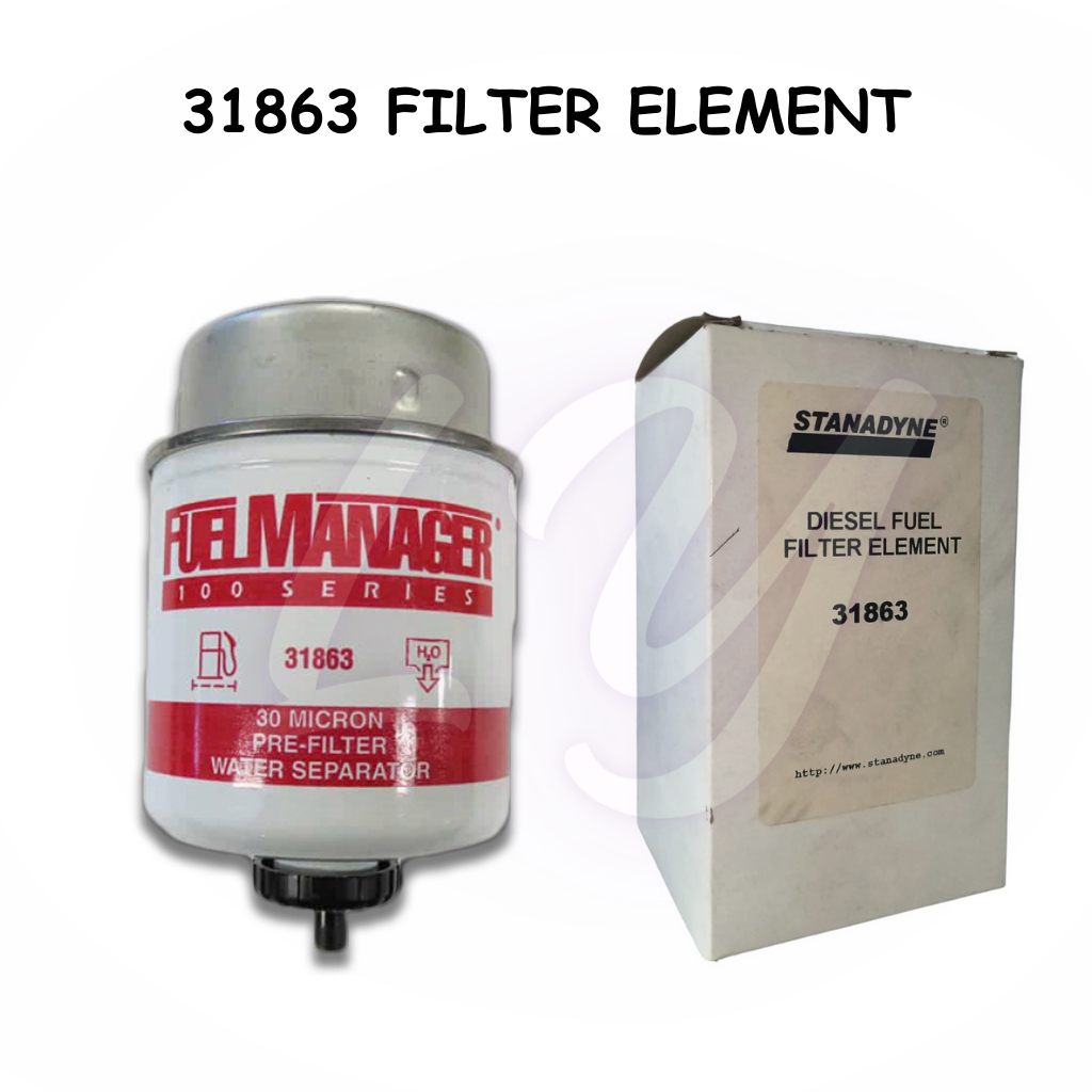 31863 Stanadyne Fuel Manager Replacement Diesel Filter Element 30 ...