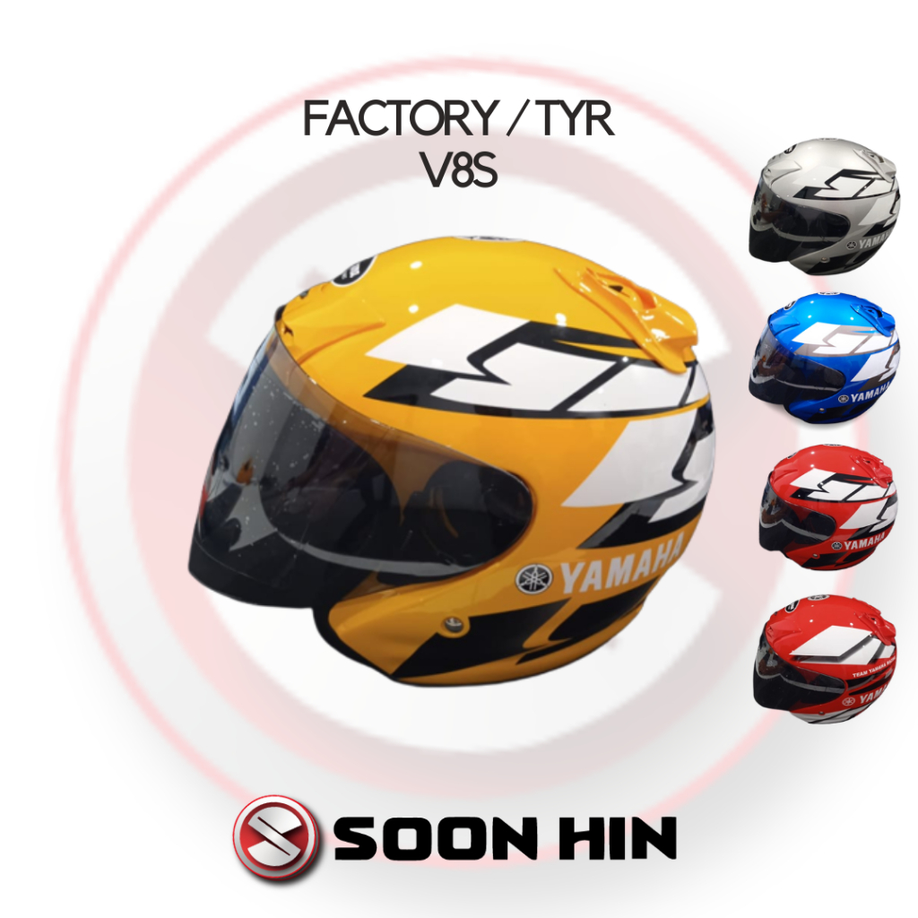 [ READY STOCK ] YAMAHA HELMET FACTORY / TYR V8S Helmet | Shopee Malaysia