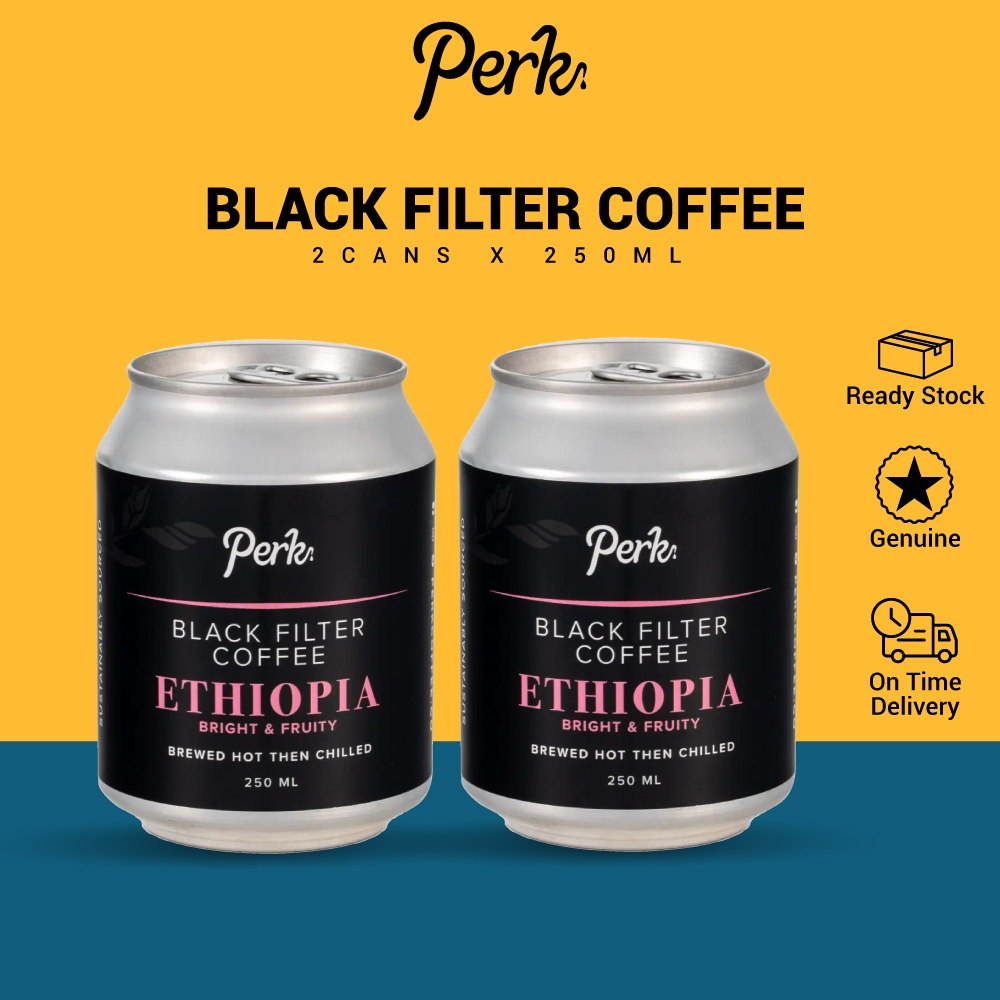 Perk Coffee Ready To Drink Filter Canned Coffee (2 Cans) | Shopee Malaysia