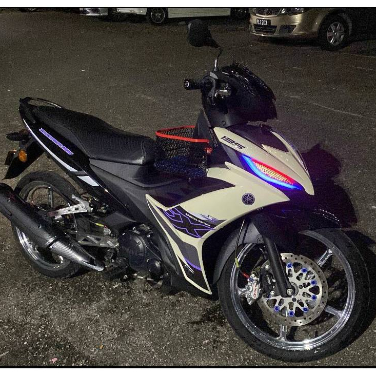 COVERSET BODYSET LC135 LC V8 DR CREAMY EX 033 FUEL INJECTION FI YAMAHA SIAP TANAM DOCTOR OEM ...