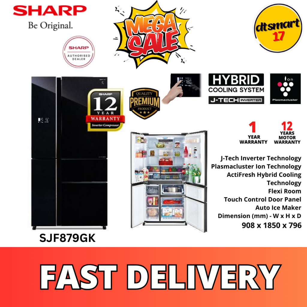 𝐅𝐑𝐄𝐄 𝐃𝐄𝐋𝐈𝐕𝐄𝐑𝐘 𝐋𝐎𝐑𝐑𝐘 𝐒𝐄𝐍𝐃𝐈𝐑𝐈 𝗞𝗟,𝗦𝗘𝗟𝗔𝗡𝗚𝗢𝗥 Sharp 5 Door Refrigerator Glass ...
