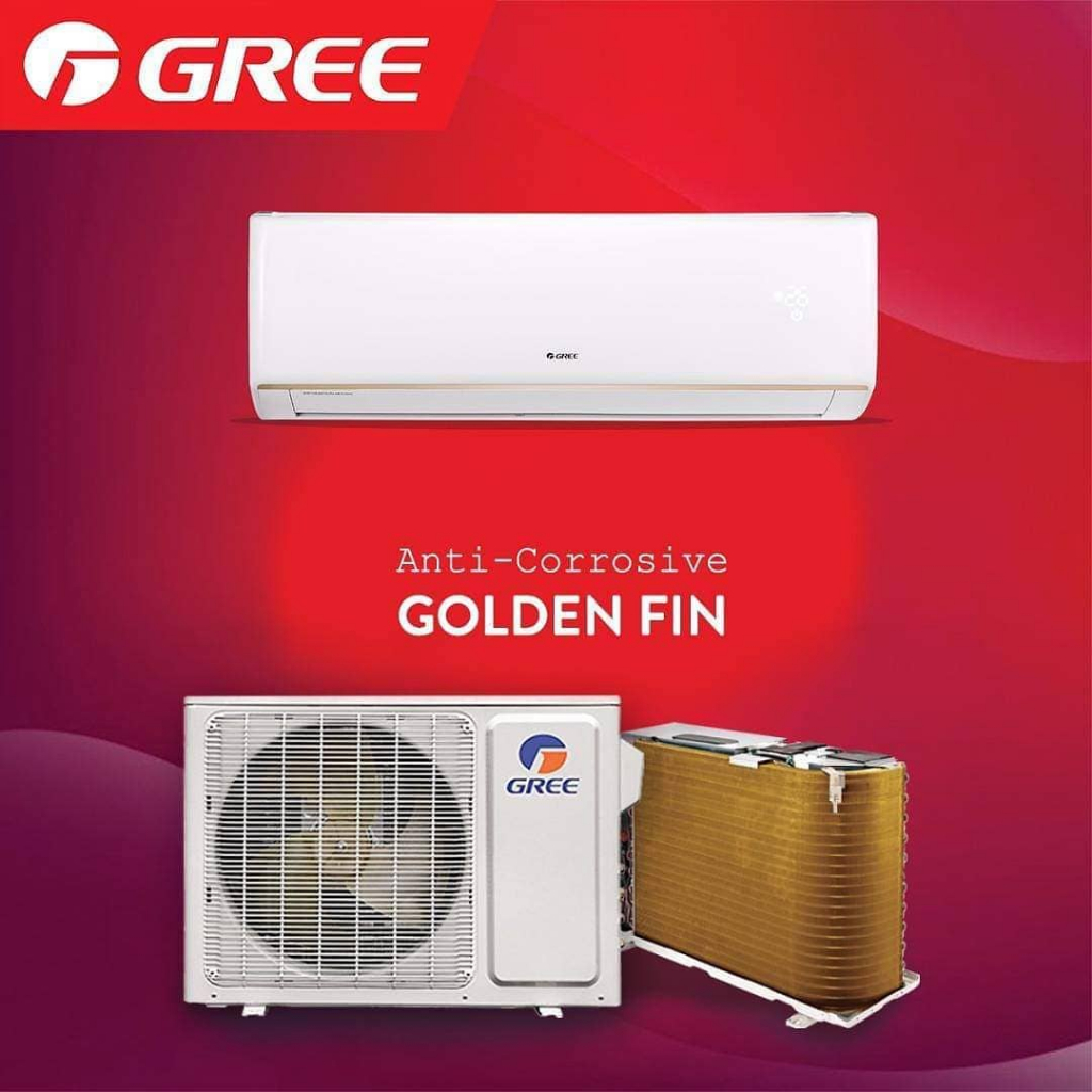 Gree 1HP, 1.5HP, 2.0HP & 2.5HP Cold Plasma LOMO N Series Golden Fin Air ...