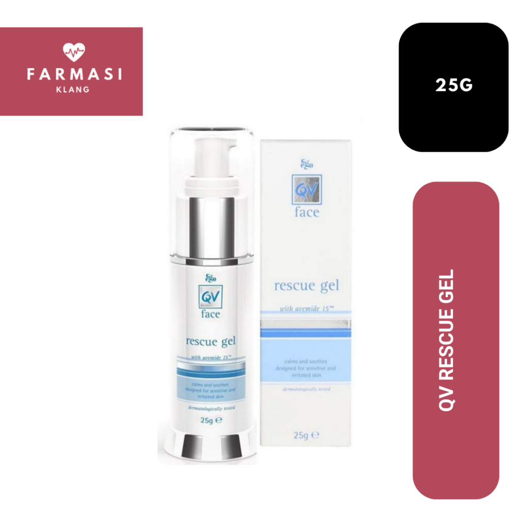 Qv Face Rescue Gel 25G (EXP : 02/2024) With freegift | Shopee Malaysia
