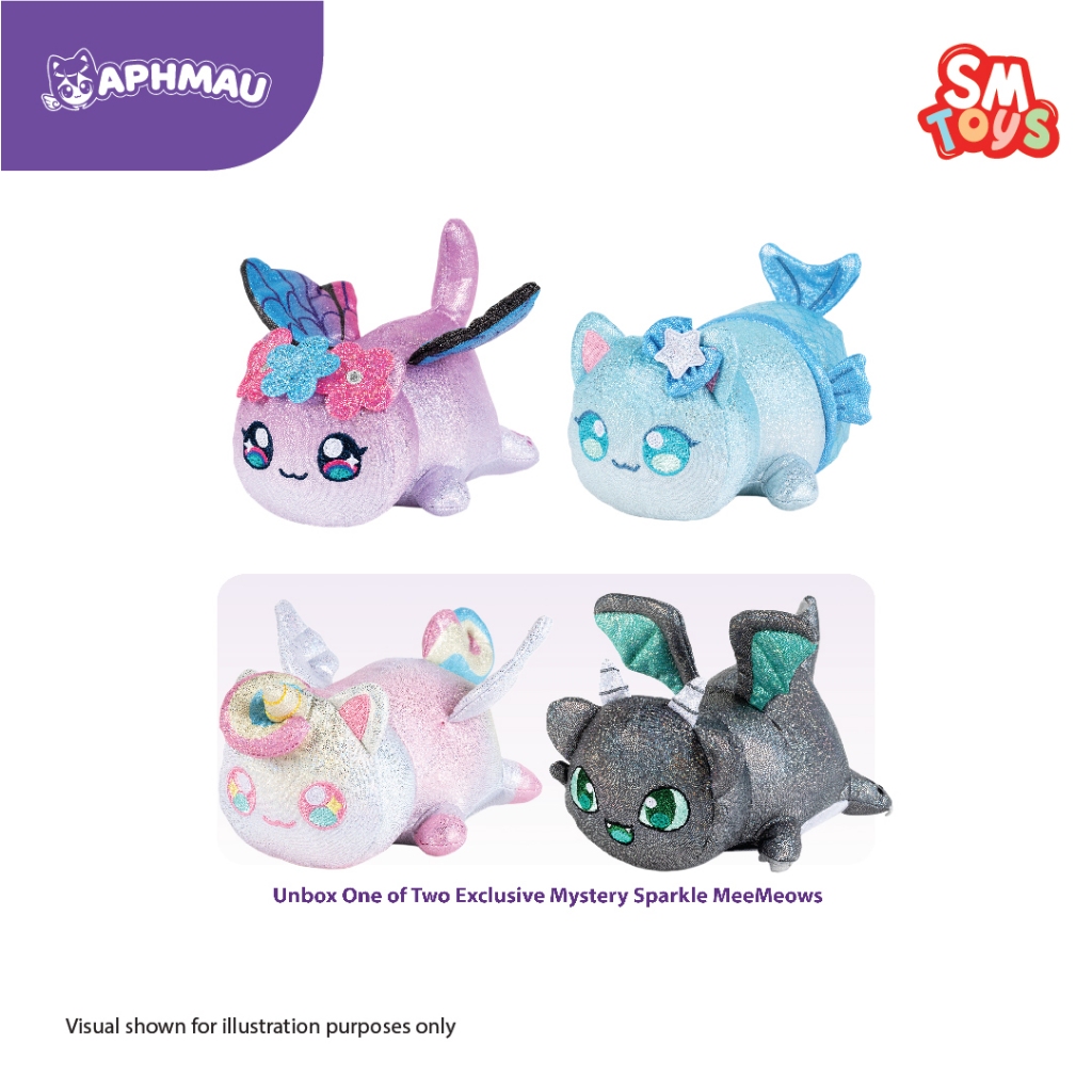Aphmau MeeMeow Plush Sparkle Collection (6" x 3 Packs) | Shopee Malaysia
