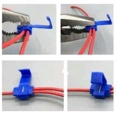 1pcs Wire Connector Clip/ Line Connector Terminal Snap On Connector ...