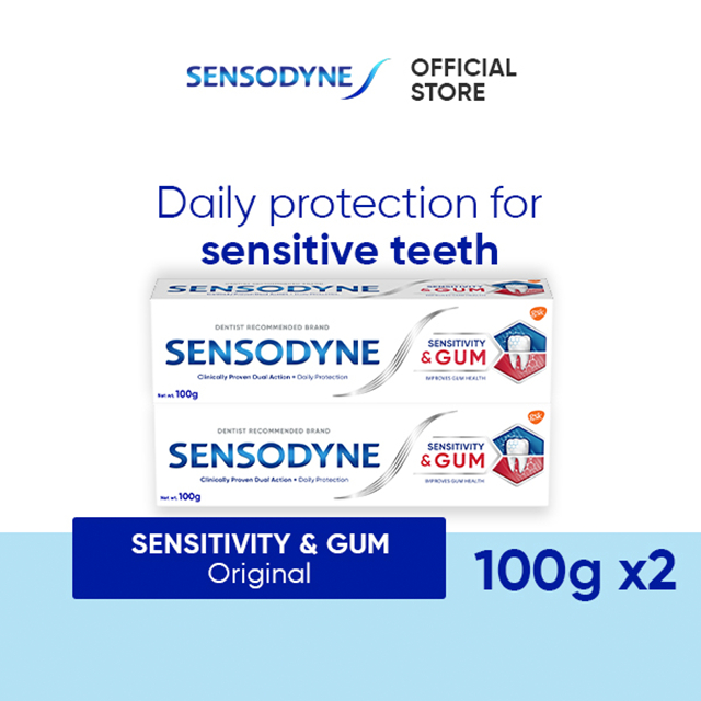 Sensodyne Sensitivity & Gum Sensitivity Relief & Improve Gum Health ...