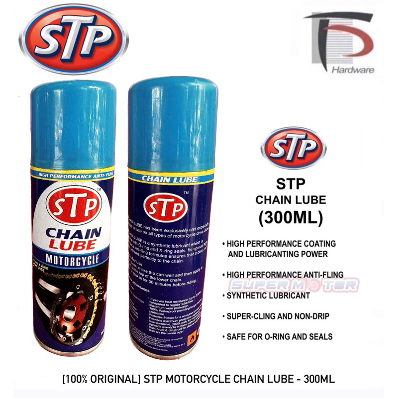 [100% ORIGINAL] STP MOTORCYCLE CHAIN LUBE - 300ML | Shopee Malaysia