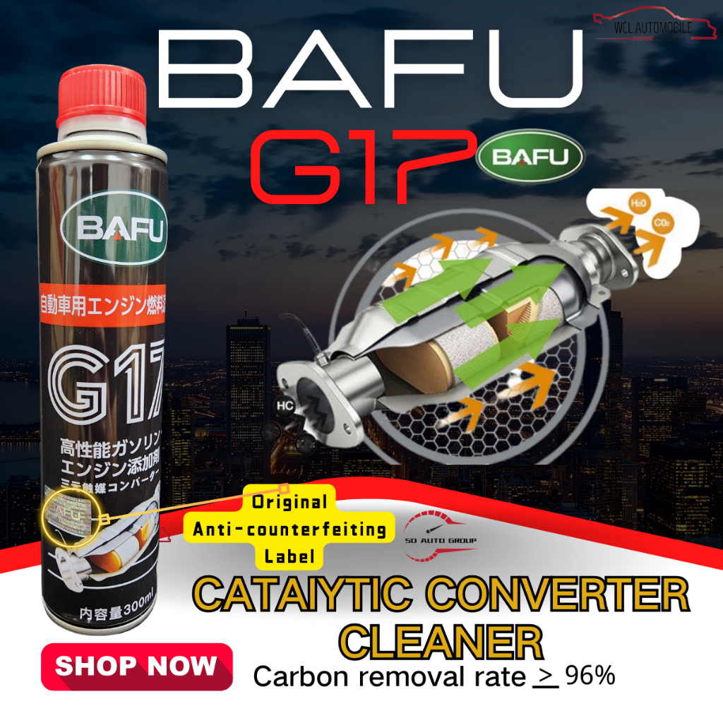 BAFU G17 300ml GASOLINE/PETROL CATALYTIC CONVERTER CLEANER INJECTOR ...