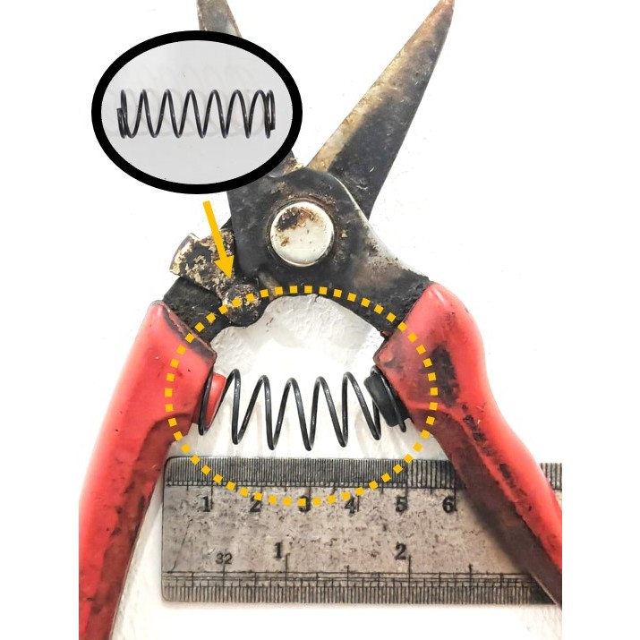 【Type B】Pruning Shears Compression Spring//Home Gardening Plant Hand ...