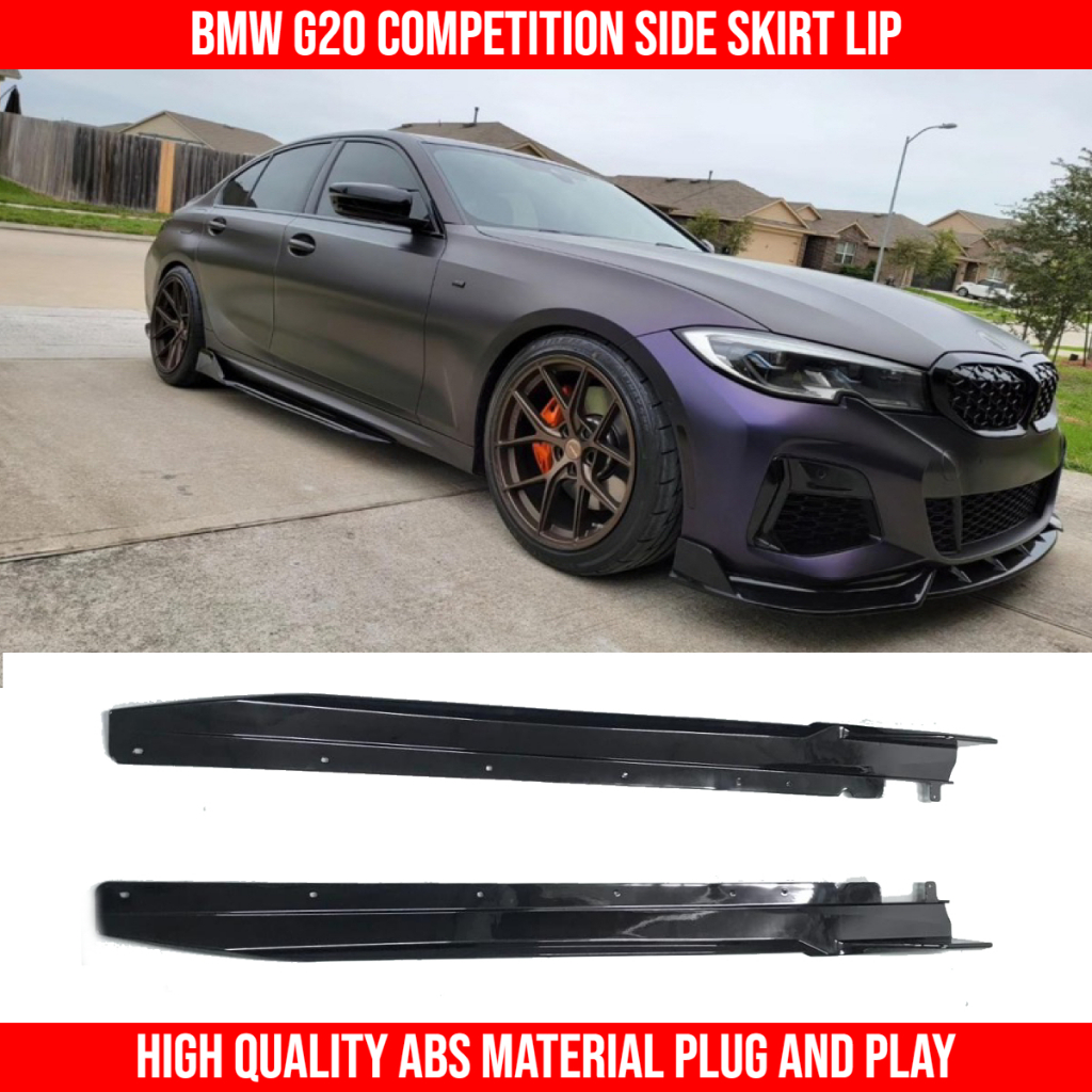 BMW G20 Side skirt lip competition style side lips 3 series G20 G28 ...
