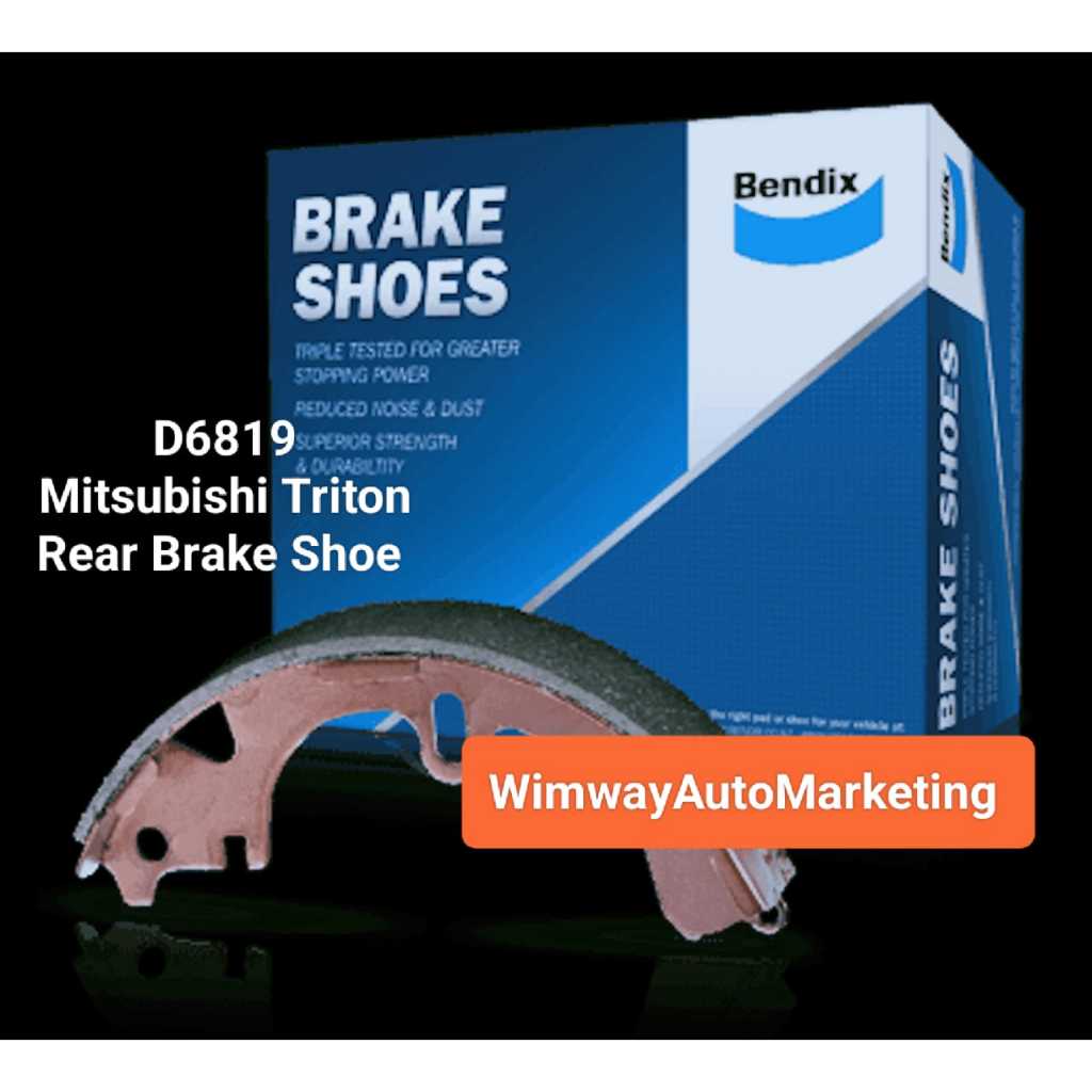 DS6819 MITSUBISHI TRITON REAR BRAKE SHOE [ BENDIX ] | Shopee Malaysia