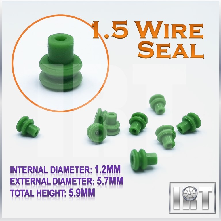 1.5 15AWG Wire Seal Engine Connector Harness Wiring Socket Getah ...
