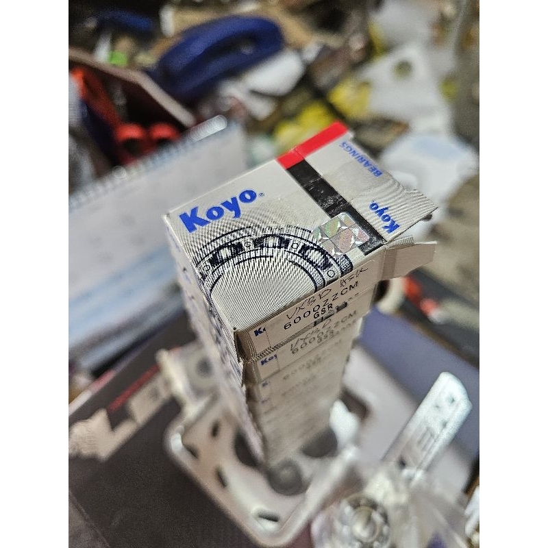 KOYO (ORIGINAL) 6000ZZ 2ZZ (COVER STEEL) BEARING ORIGINAL WITH STICKER ...