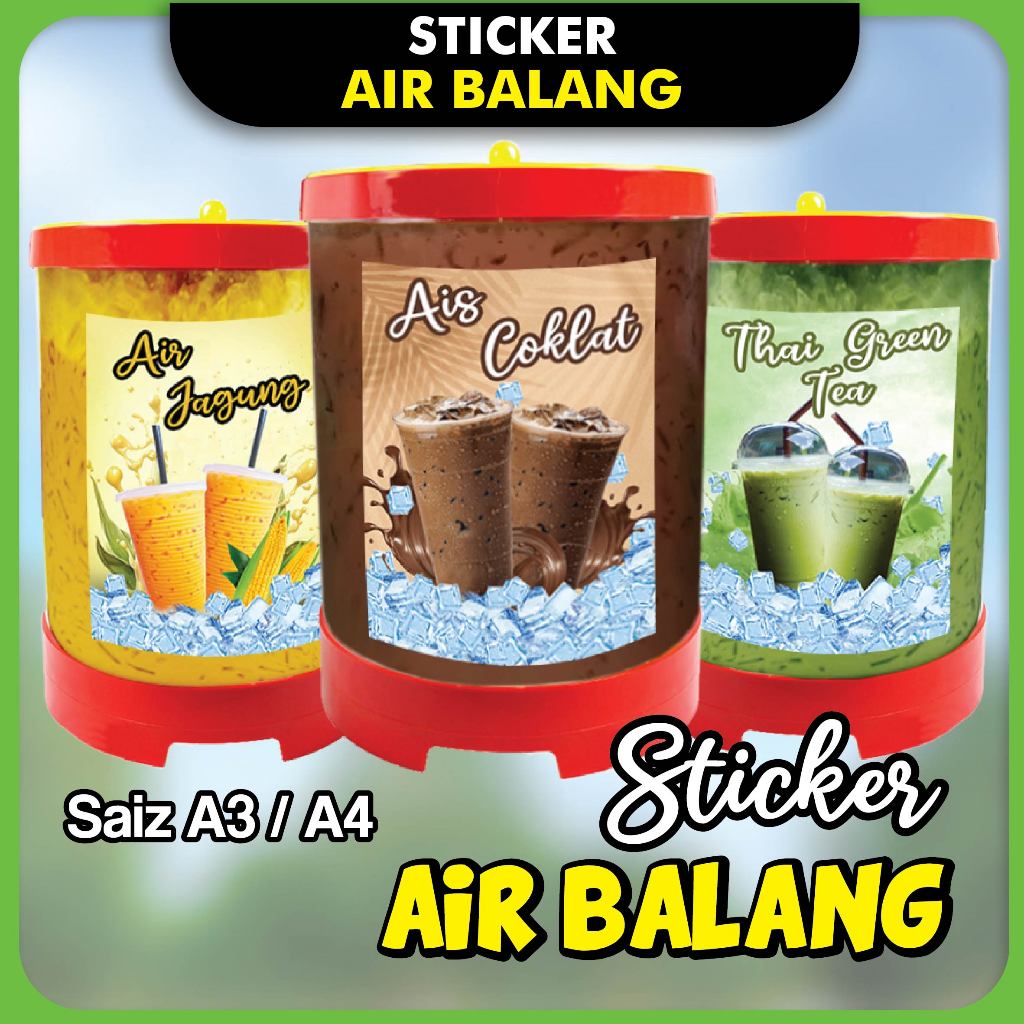 Sticker Balang Air Waterproof / CP58 | Shopee Malaysia