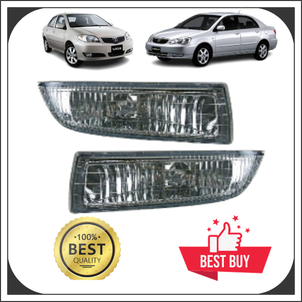 Toyota Altis ZZE122 2001-2004 / Toyota Vios NCP42 2002-2005 Fog Lamp Sport Light (1set/2pcs ...