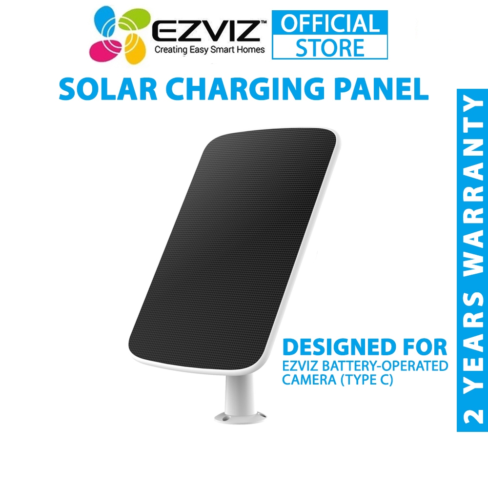 EZVIZ Solar Charging Panel - E ( TYPE C ) Compatible with EB8 4G 3MP ...
