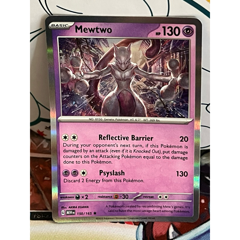 Pokemon TCG SV3.5 151 - Mewtwo - 150/165 - Holo Rare | Shopee Malaysia