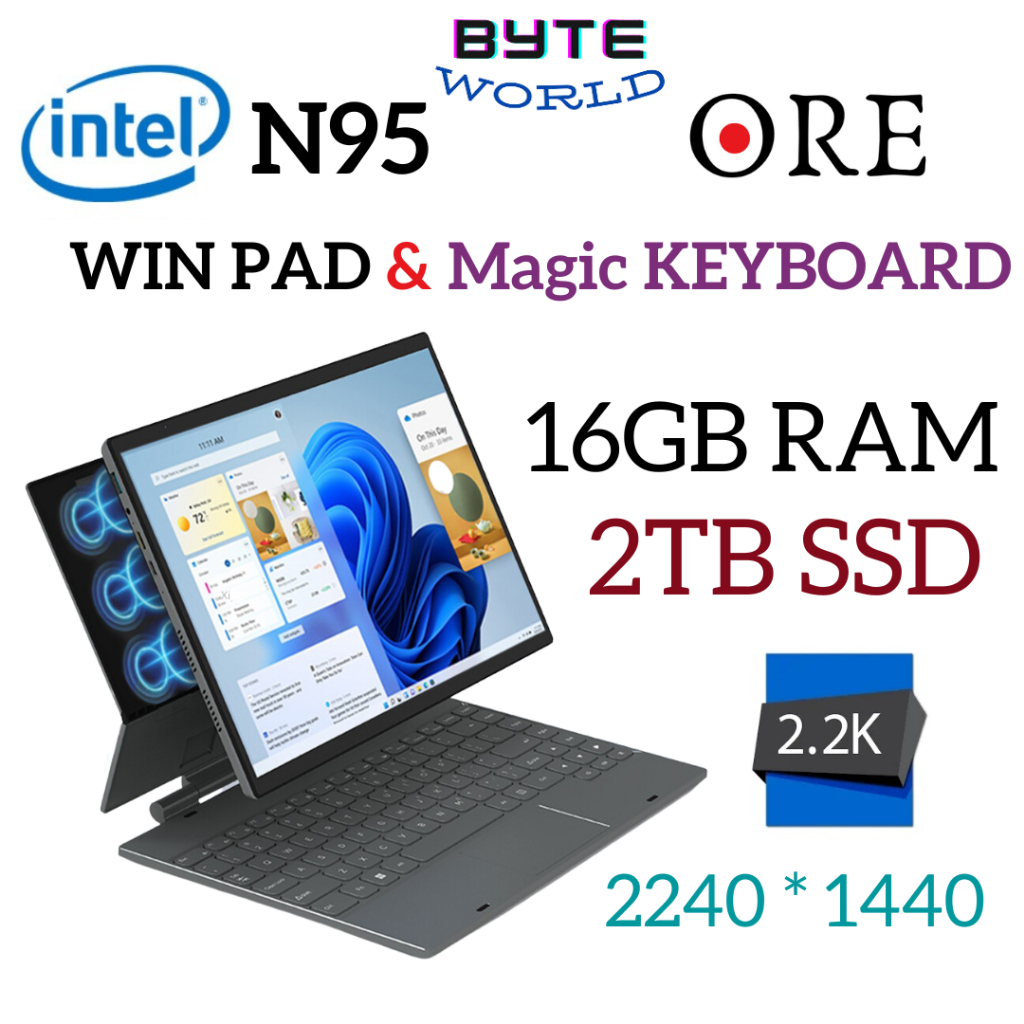 2025 ORE WP1 14inch WinPad Tablet Laptop 16GB DDR4 RAM 2TB SSD Windows ...