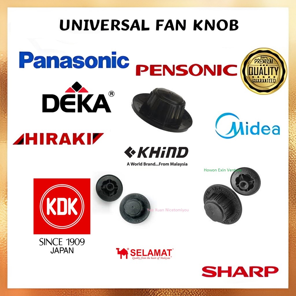 Fan Blade Knob for Table fan/Stand fan/Wall fan (Multi Brand) | Shopee ...