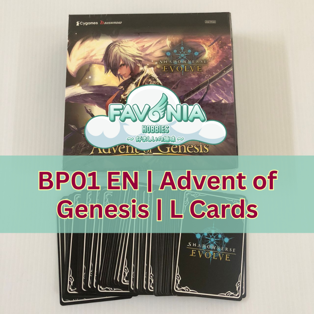 Shadowverse EVOLVE | English EN | BP01 | Booster Set #1 “Advent of Genesis” | L Cards | Shopee ...