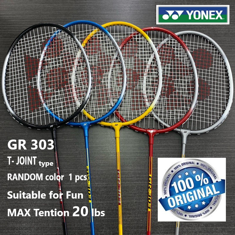 Yonex Racket badminton original gr303/ Astrox/ Voltric Badminton racket ...