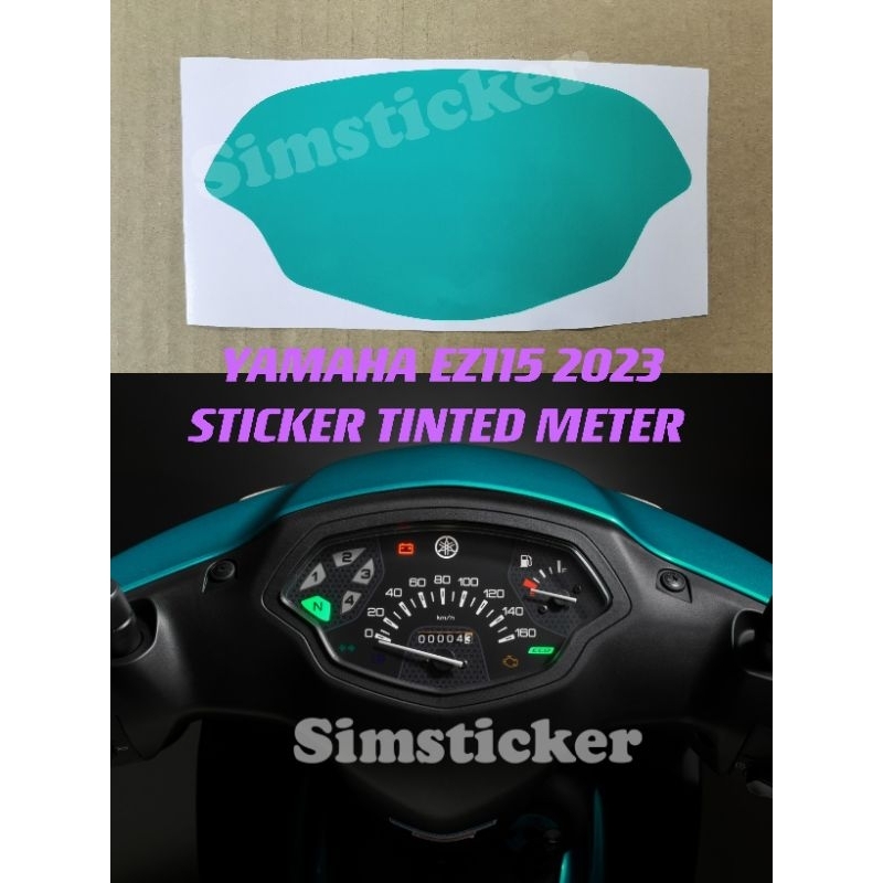 YAMAHA EZ115 TAHUN 2023 STICKER TINTED METER | Shopee Malaysia