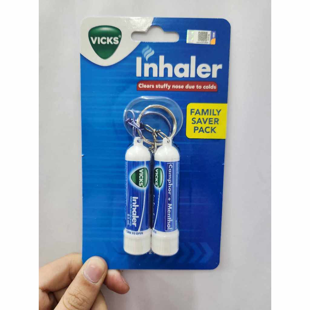 VICKS INHALER KEYCHAIN TWIN PACK (0.5ml x 2 Inhalers) | Shopee Malaysia