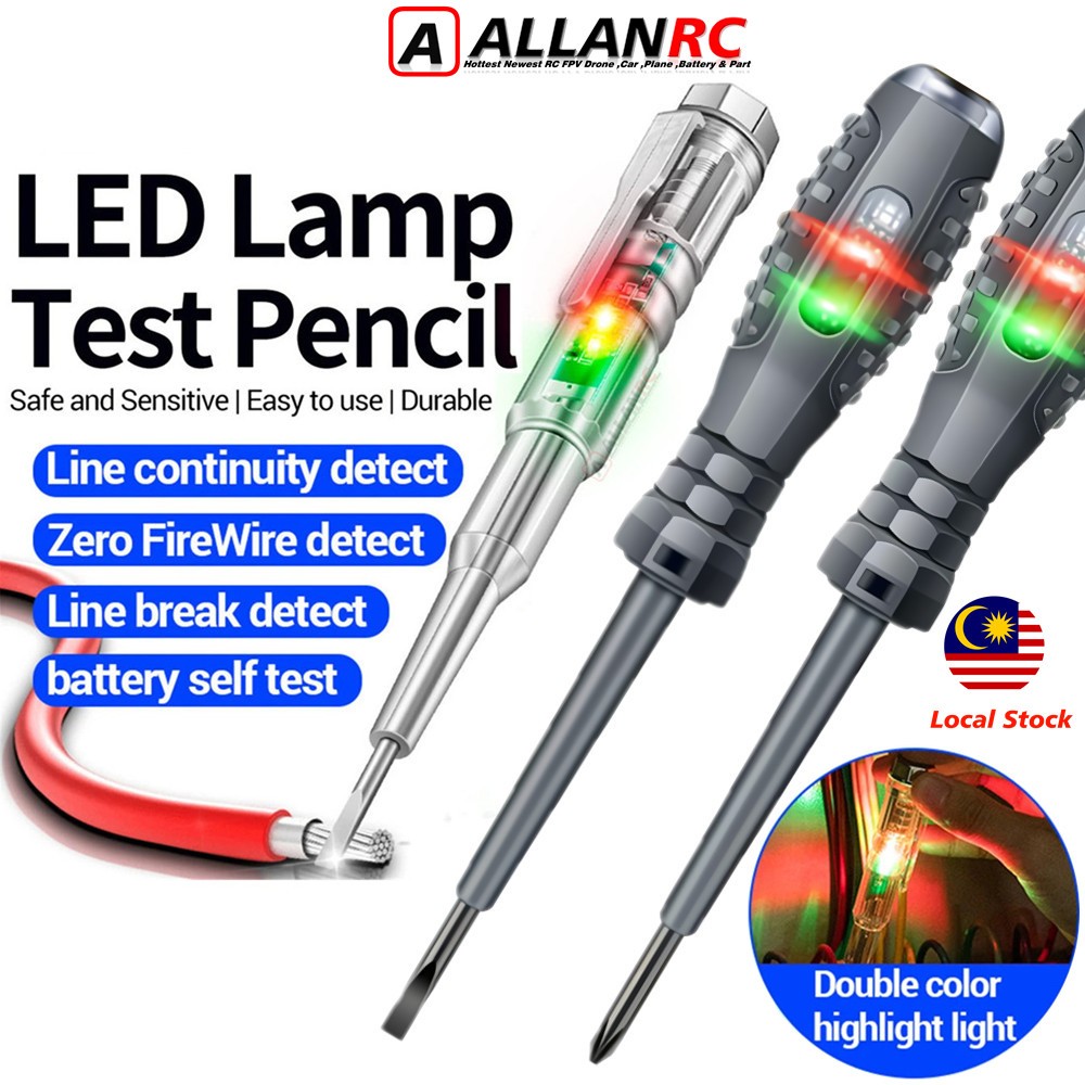 Intelligent Dual LED Test Pen Voltage Tester Pen Induction Power ...