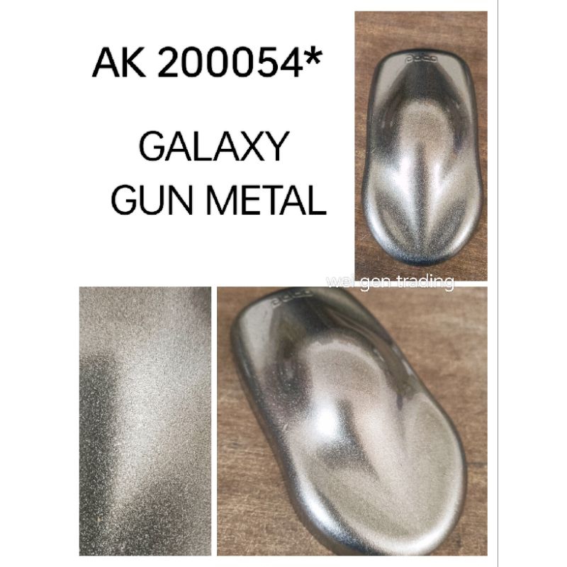 AK 200054 * - GALAXY GUN METAL ( 2K PAINT WITH HIGH TEMPERATURE ...
