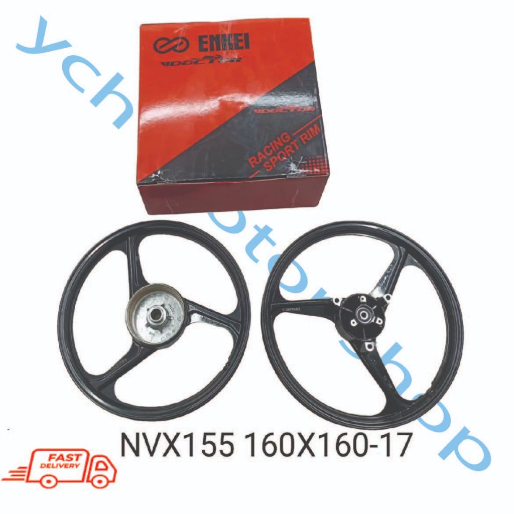 YAMAHA NVX NVX155 NVX155 V1 V2 AEROX ENKEI 3 LEG RACING SPORT RIM 3 ...
