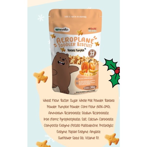 [Halal] Natufoodies Rice Puffs 60g / Organic Rice Puffs 42g / Christmas ...