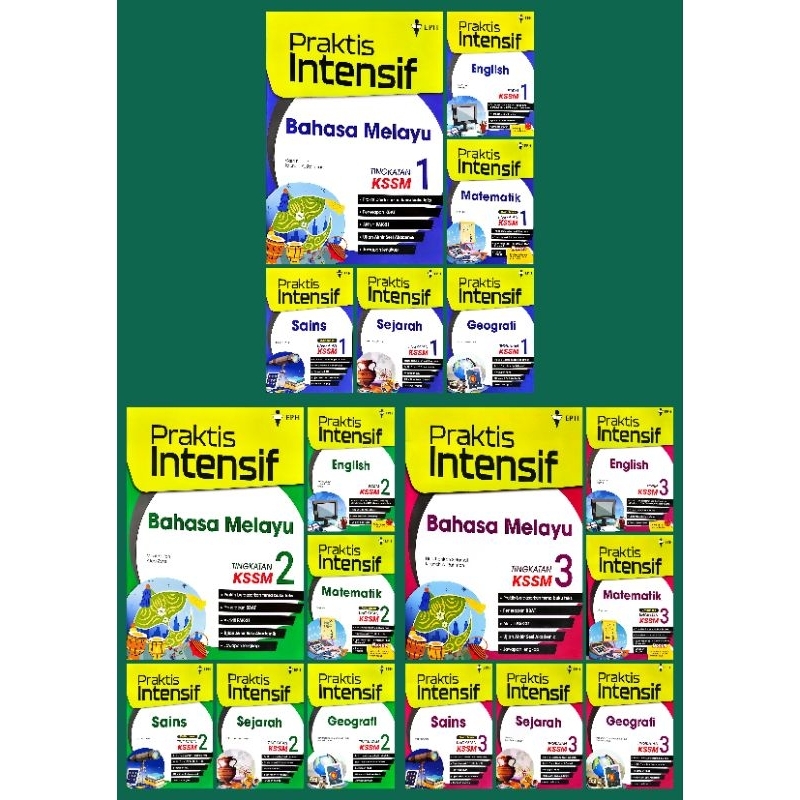 BUKU LATIHAN - PRAKTIS INTENSIF TINGKATAN 1.2.3 KSSM (2024) EPH | Shopee Malaysia