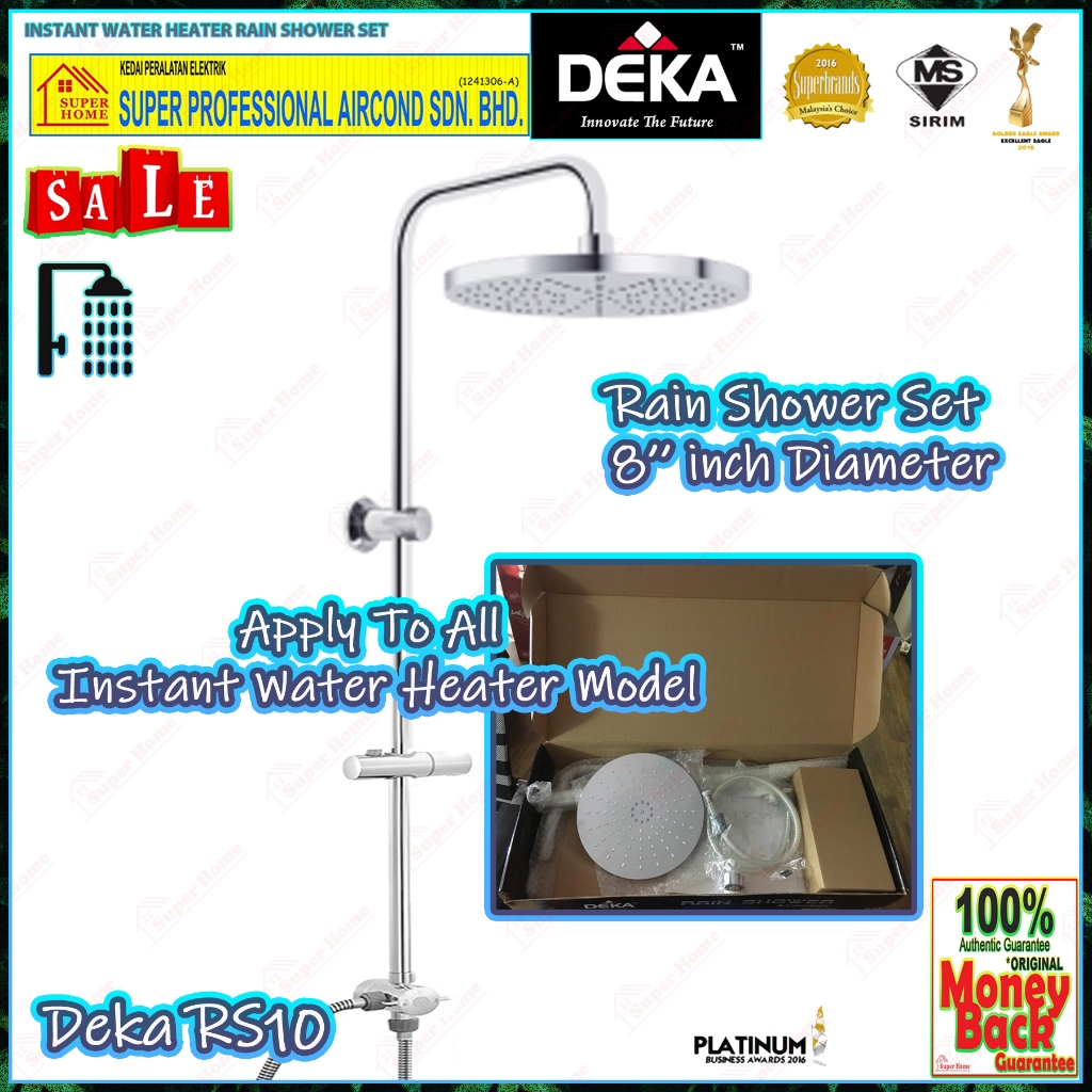 Deka Rain Shower set RS10 (8 inch Diameter) | Shopee Malaysia