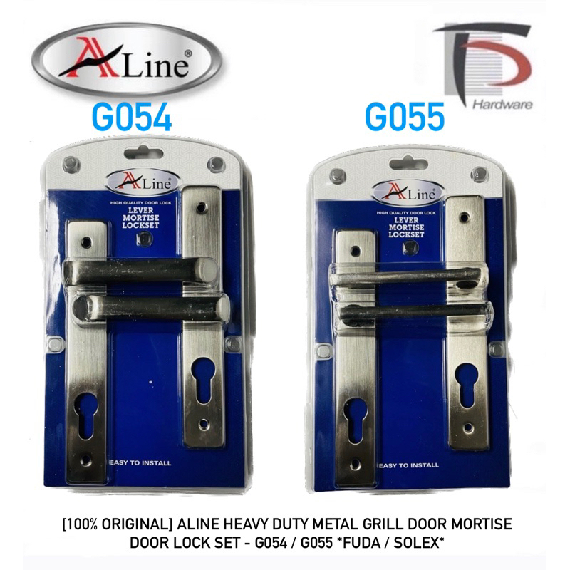 [100% ORIGINAL] ALINE HEAVY DUTY METAL GRILL DOOR MORTISE DOOR LOCK SET ...