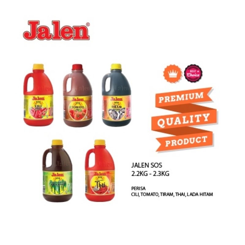 JALEN SOS 2.3KG SOS (CILI/TOMATO/THAI/LADA HITAM/TIRAM) | Shopee Malaysia