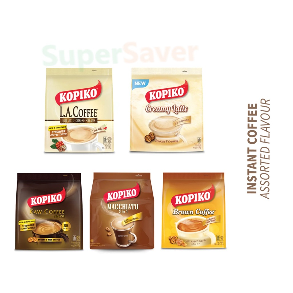 KOPIKO L.A. Coffee / Creamy Latte / Kaw Coffee / Brown Coffee ...