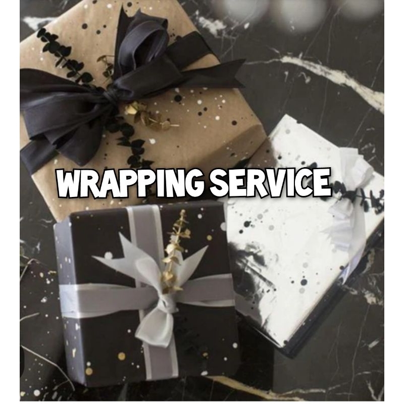 (Add on) Wrapping service | Shopee Malaysia
