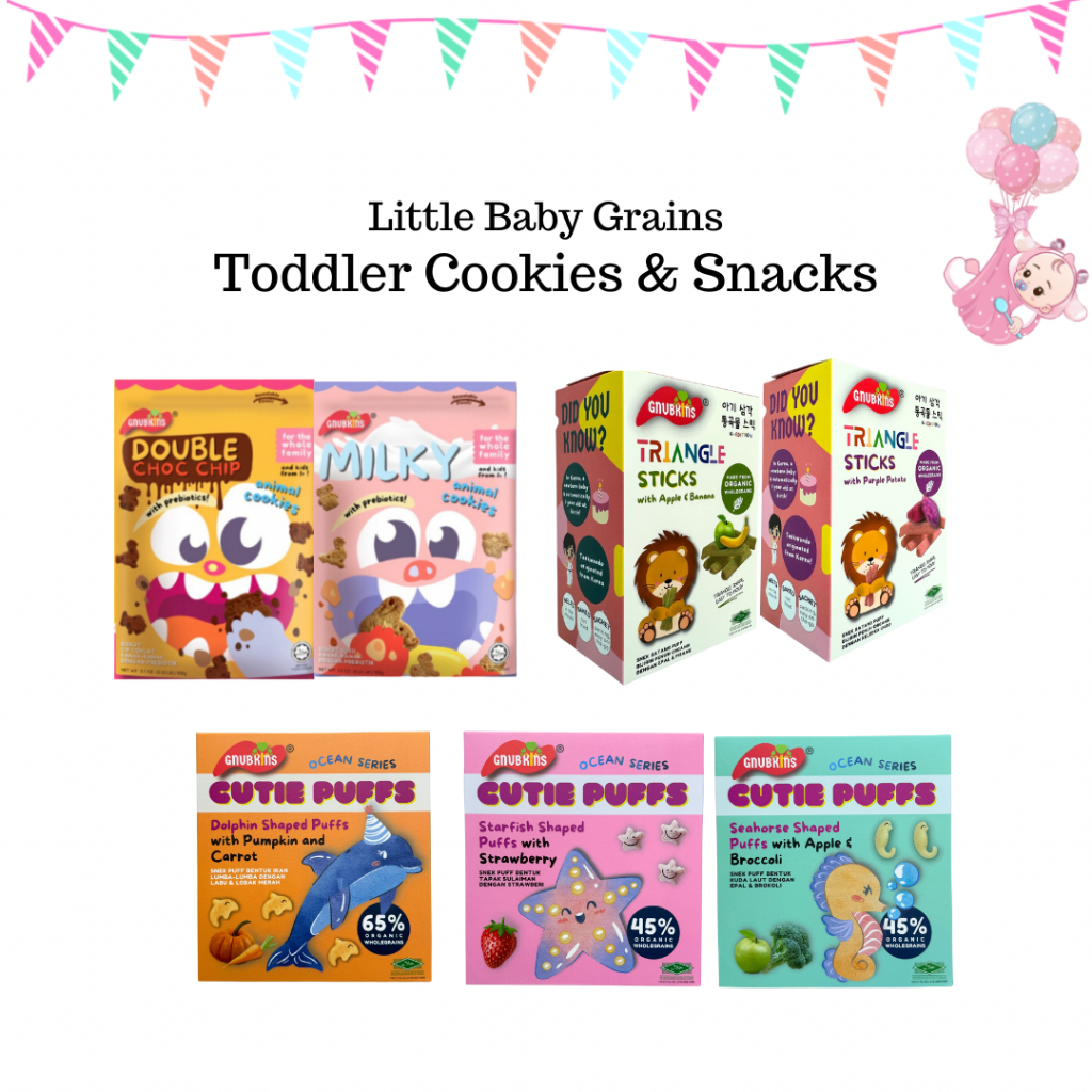 Gnubkin Little Baby Grains - Toddler Cookies / Biskut Kanak-Kanak ...