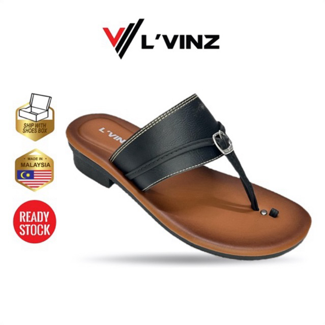 L'VINZ Men Comfort Capal Sandals L-8015 Kasut Lelaki Capal Lelaki ...