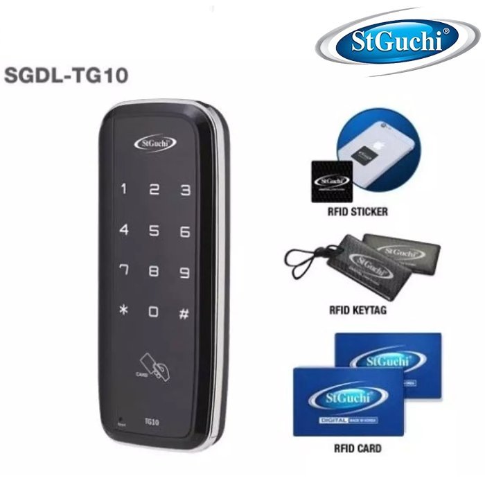 ST GUCHI DIGITAL SMART GLASS DOOR LOCK (SGDL-TG10) | Shopee Malaysia