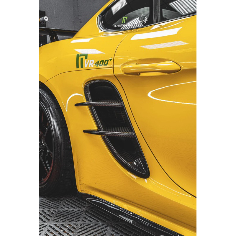 Porsche cayman boxter 718 GT4 Carbon fiber side door panel cover air ...