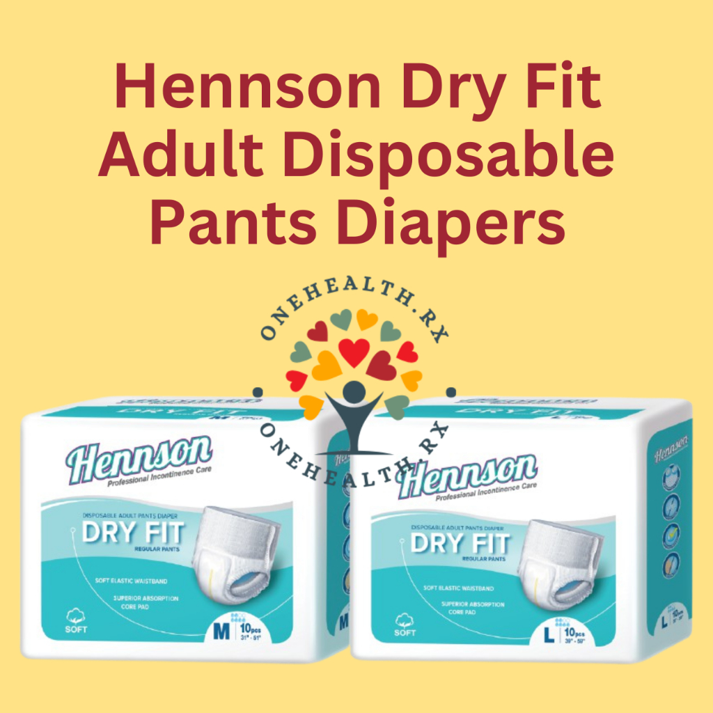 HENNSON Dry Fit Adult Disposable Pants Diapers 10's [Size: M / L ...