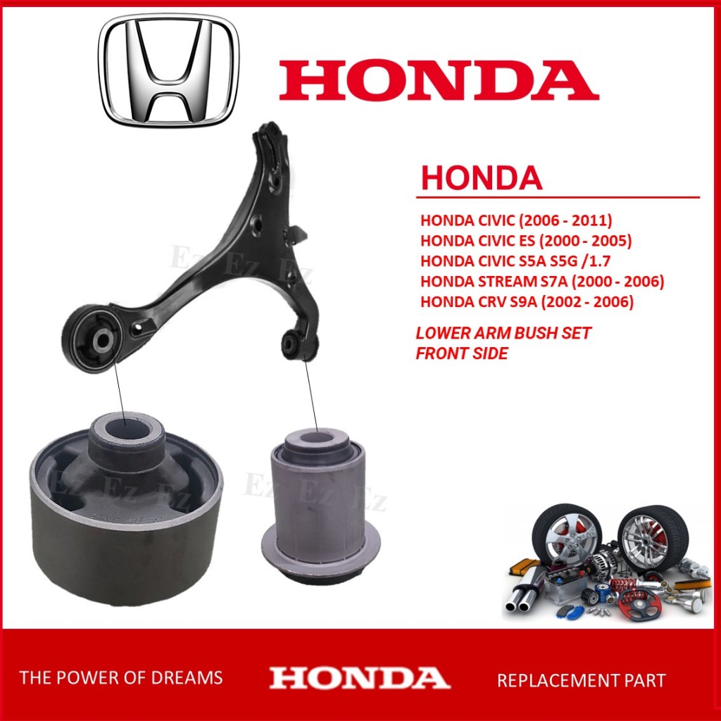 FRONT LOWER ARM BUSH HONDA ES 1.7 S5A CRV S9A STREAM S7A RN1 RN3 ...